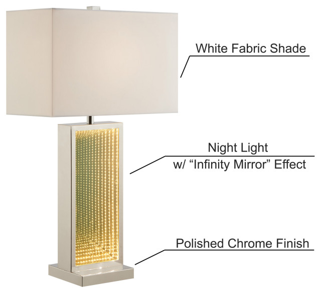 Lite Source LS-23682 Konane 26" Tall LED Buffet Table Lamp ...