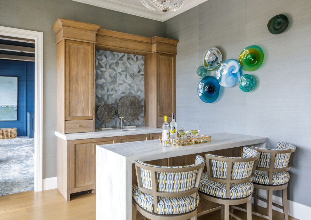 Coastal Classic - Beach Style - Home Bar - Jacksonville - by Aria Homes ...