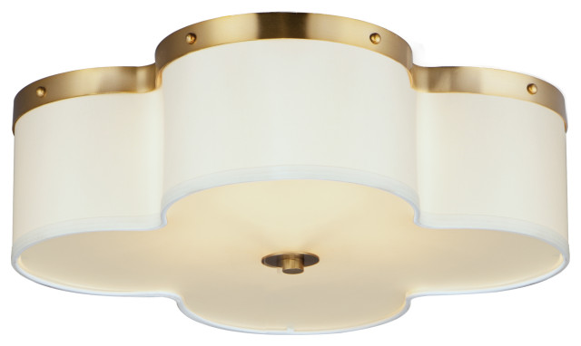 Clover 4-Light Flush Mount - Transitional - Flush-mount Ceiling ...