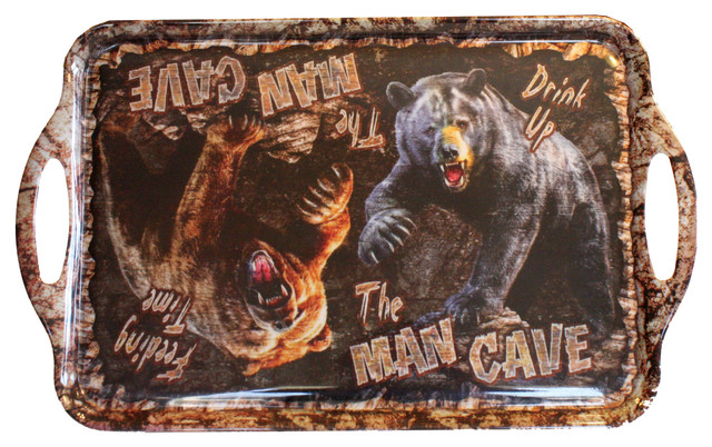 Man Cave Serving Tray - Rustic - Serving Trays - by MotorHead Products ...