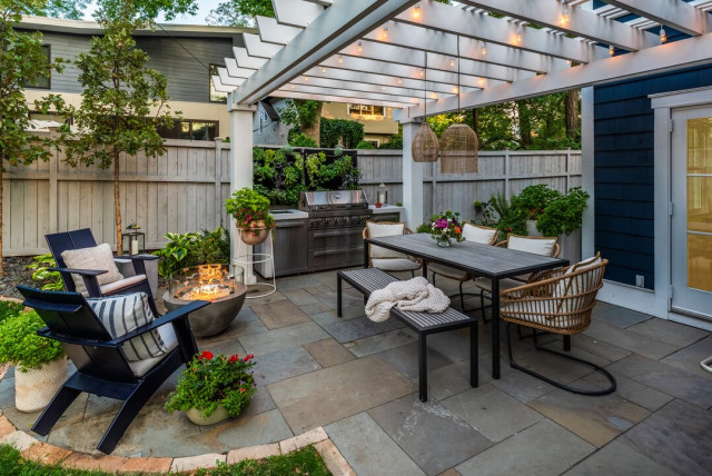 Intimate Patio and Pergola - Contemporary - Patio - Minneapolis - by Southview Design | Houzz AU