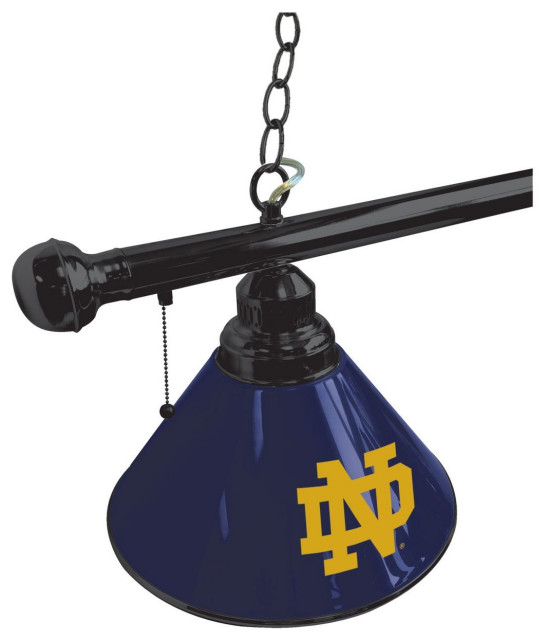 Holland Notre Dame ND 3-Shade Billiard Light - Black Fixture ...
