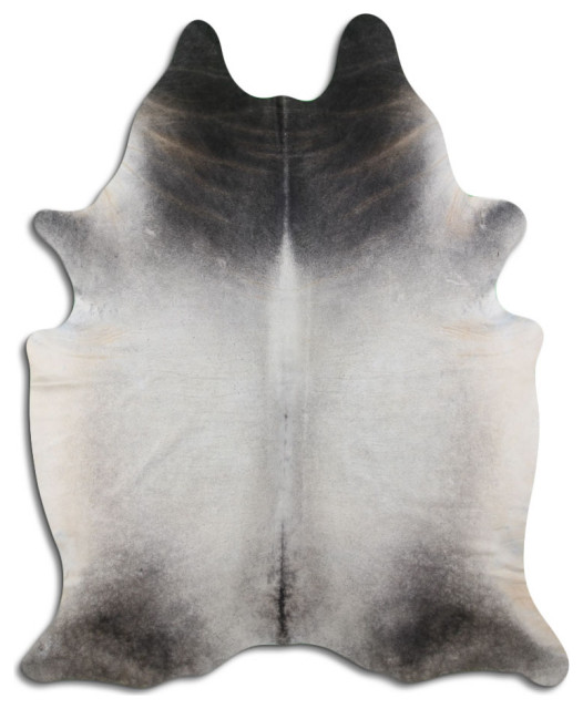 NATURAL HAIR ON Cowhide Rug DE GREY, 5'x7' to 6'x8' - Southwestern ...