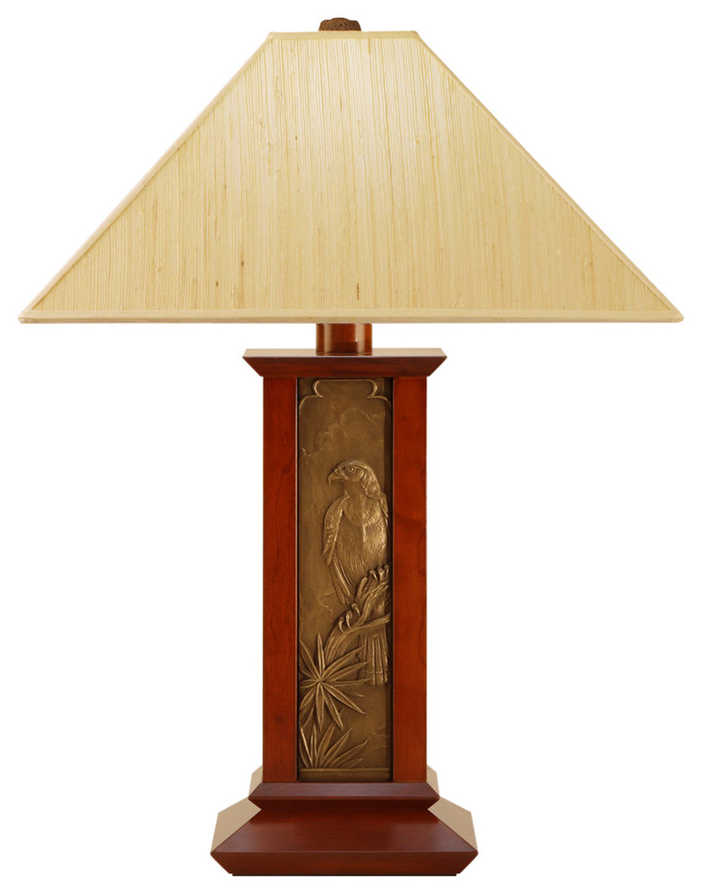 Table Lamp, Asian Falcon - Traditional - Table Lamps - by Artifaqt | Houzz