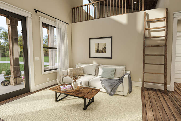 Modern House Plan 1462-00049 - Modern - Living Room - Atlanta - by ...