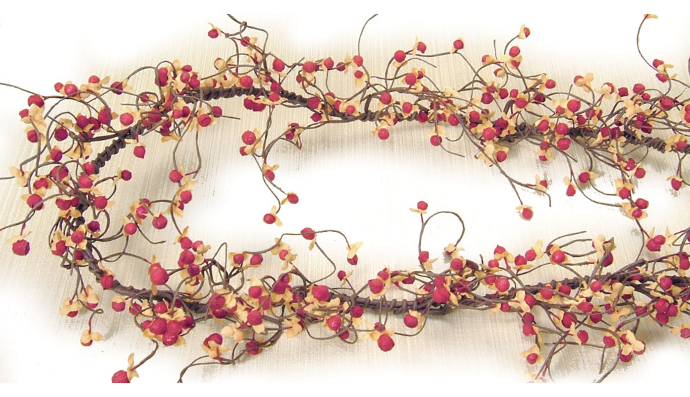 Bittersweet Garland, 4' - Farmhouse - Wreaths And Garlands - by KP ...