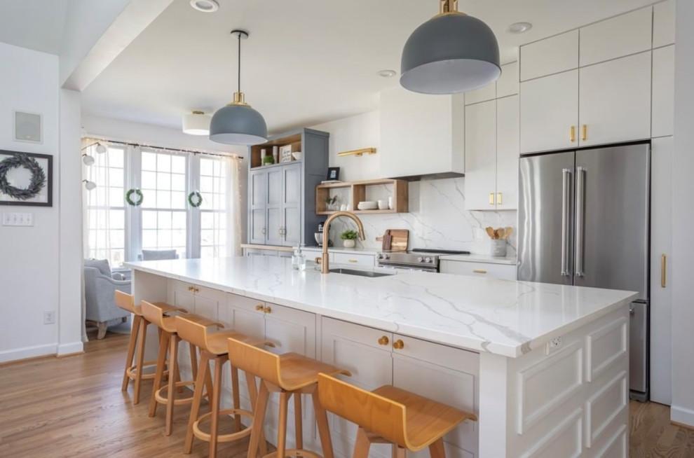 Everest Calacatta Italia Quartz - Kitchen - New York - by Everest ...