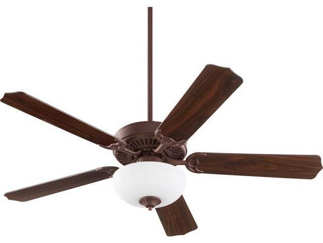 Quorum Capri III 2 Ceiling Fan, Toasted Sienna - Traditional - Ceiling ...