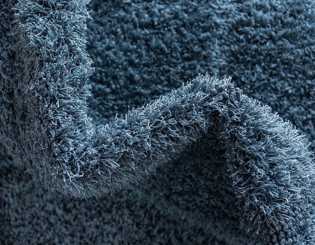 Shag Area Rug Lattice Shag Collection, Runner 2'7"x10' - Contemporary ...