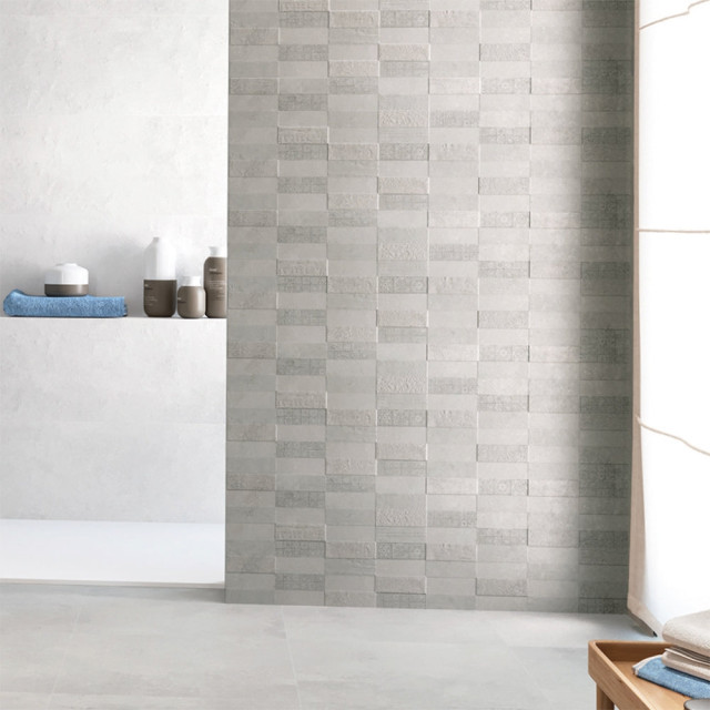 Arkety Acero Matte 16x48 Ceramic Tile, 16x48 - Contemporary - Wall And ...