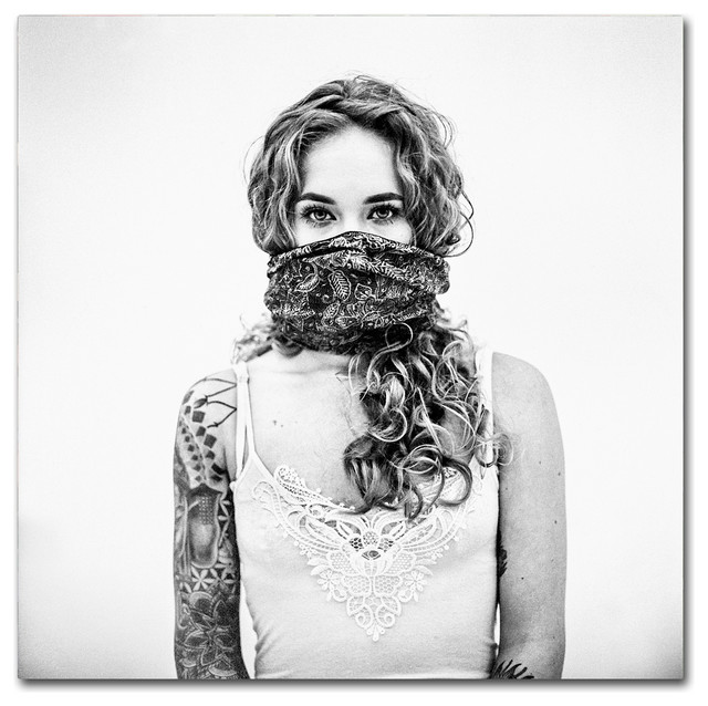 Nick Van Dijk 'Sophie Jane' Canvas Art, 14"x 14" - Contemporary ...
