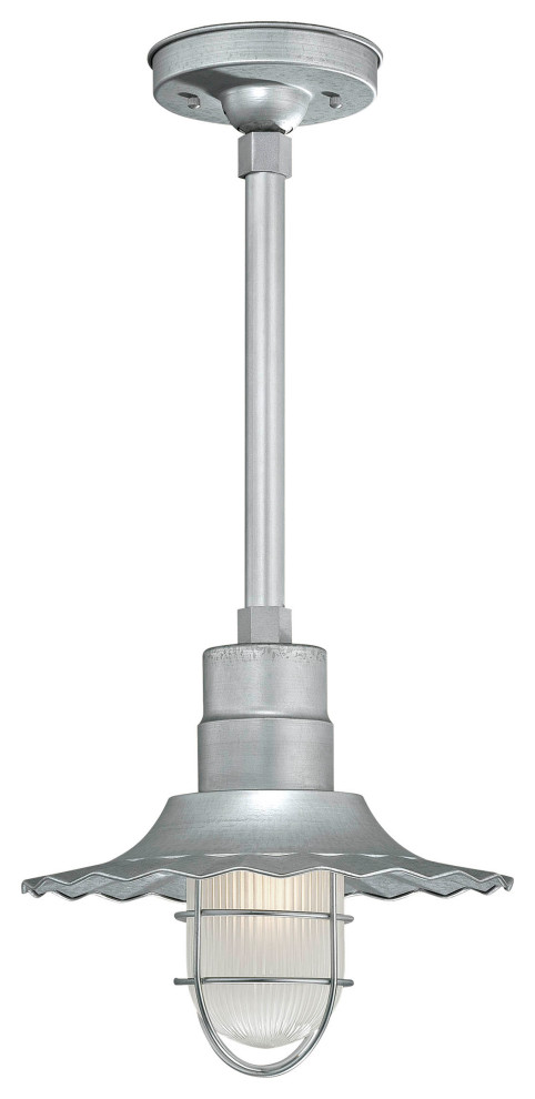 1-Light 12" RLM Radial Wave Shade - Beach Style - Lighting Globes And ...