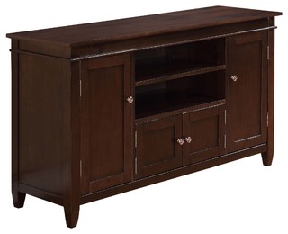 Carlton 54 inches wide x 30 inches high TV Stand in Tobacco Brown ...