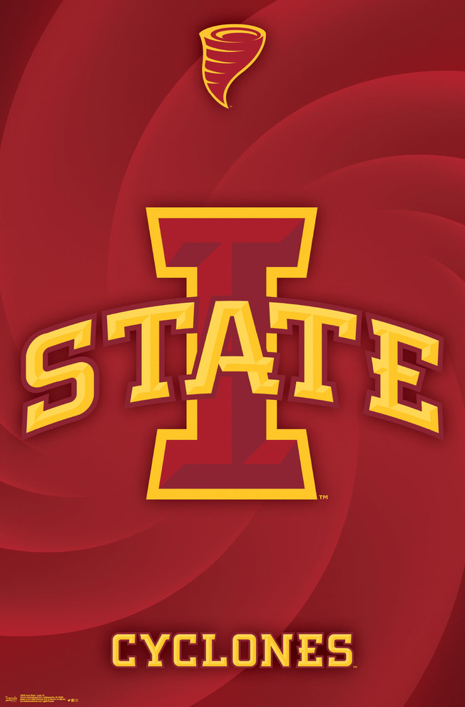 Iowa State Logo Poster, 22.375"x34" - Contemporary - Prints And Posters ...