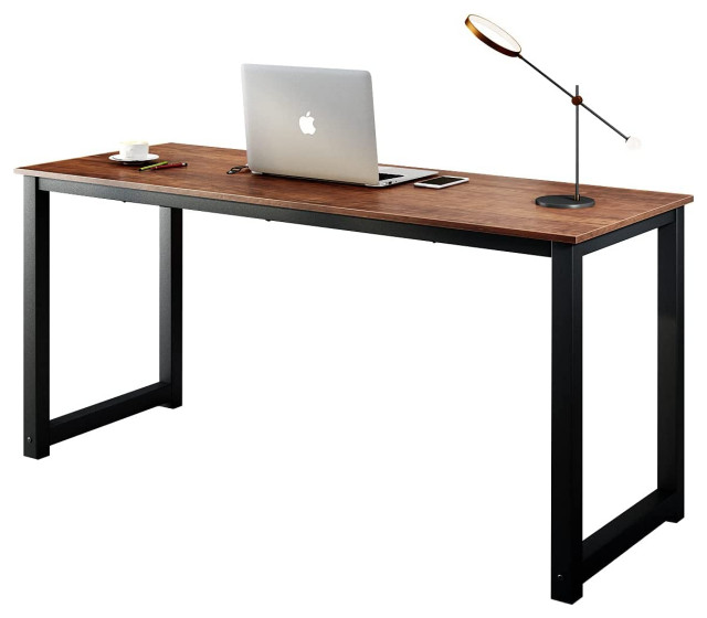 Modern Rectangular Sturdy Office Desk 63” - Transitional - Desks And ...