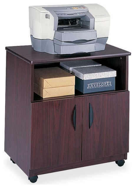 Laminate Machine Stand WithOpen Compartment - Transitional - Office ...
