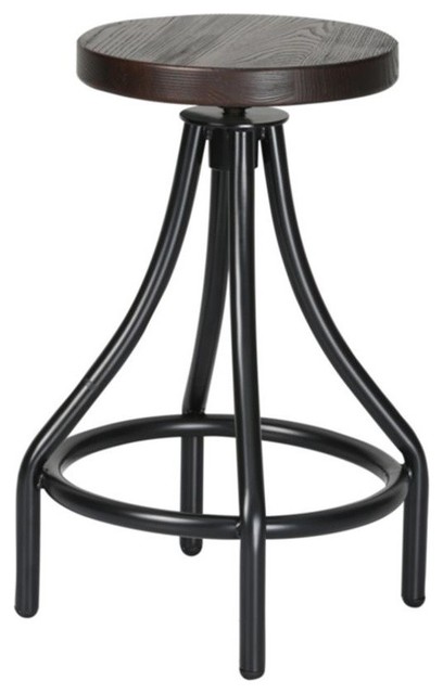 Modern Classics Alta Counter Stool, Walnut, 25"H x 14"W x 14"D ...