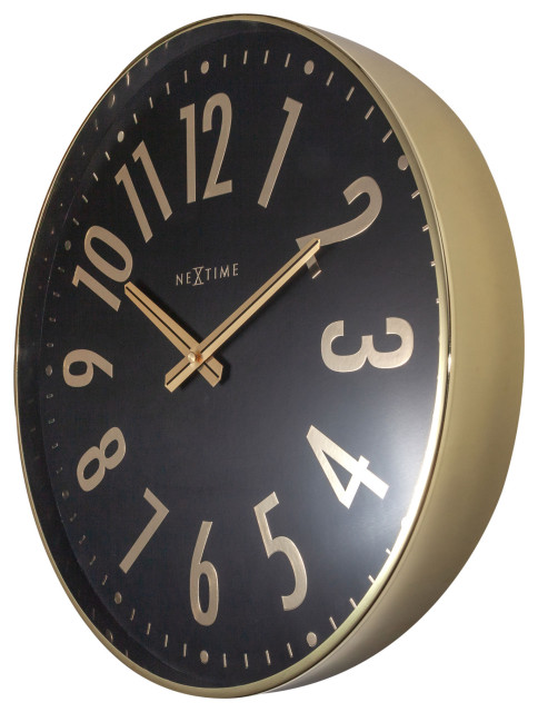 Alchemy 16" Metal Wall Clock - Contemporary - Wall Clocks - by Unek ...