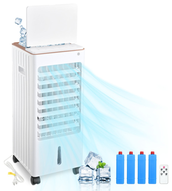 Yescom Evaporative Air Cooler Portable Cooling Fan Humidifier Remote ...