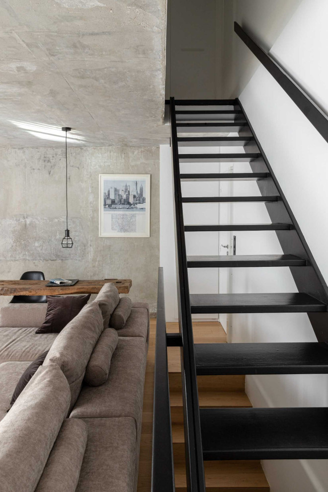 Rénovation d'un triplex en longueur - Contemporary - Staircase - Other ...