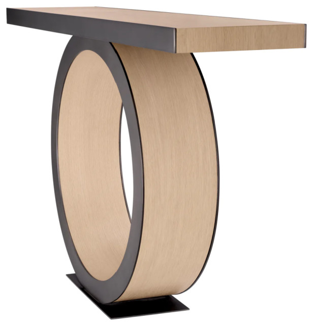 Oak Ring Console Table, Eichholtz Odis - Contemporary - Console Tables ...