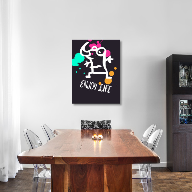 "Enjoy Life Poster 2" Fine Art Print, 30" x 40" - Modern - Prints And ...