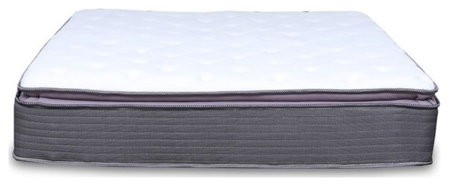 Primo International Equilibria 10in Polyurethane King Mattress in White ...