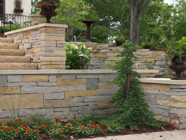Limestone Retaining Walls Landscaping
