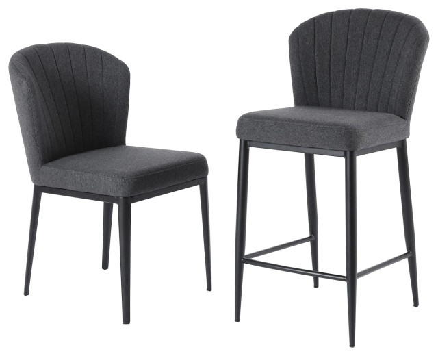 Wave Stool - Midcentury - Bar Stools And Counter Stools - by AFB Decor ...