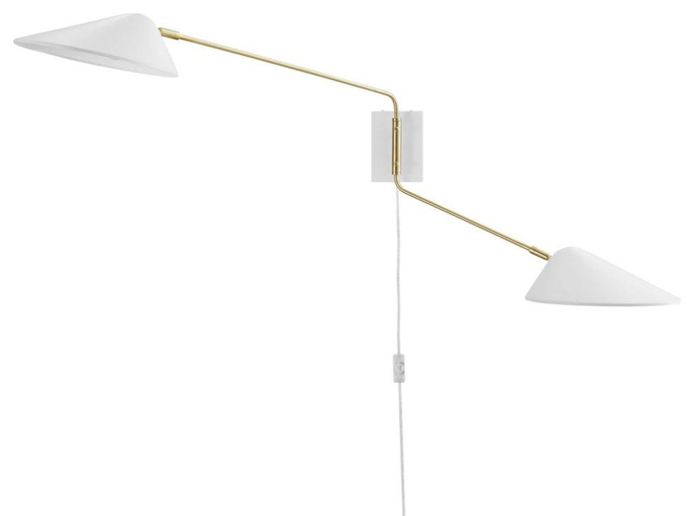 Journey 2-Light Swing Arm Wall Sconce - Contemporary - Swing Arm Wall ...