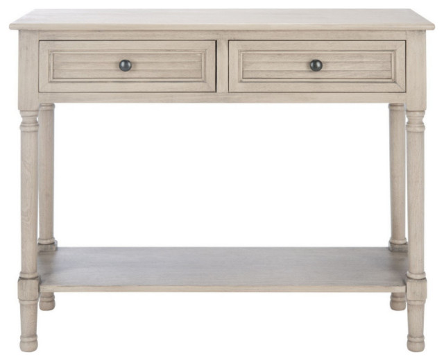 Piper 2 Drawer Console Table, Greige - French Country - Console Tables ...