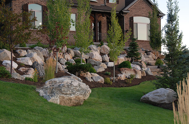 Rock Retaining Walls - Landscape - Salt Lake City - by Rockscapes