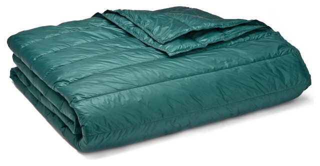 PUFF Packable Down Alternative Indoor/Outdoor Water Resistant Blanket ...