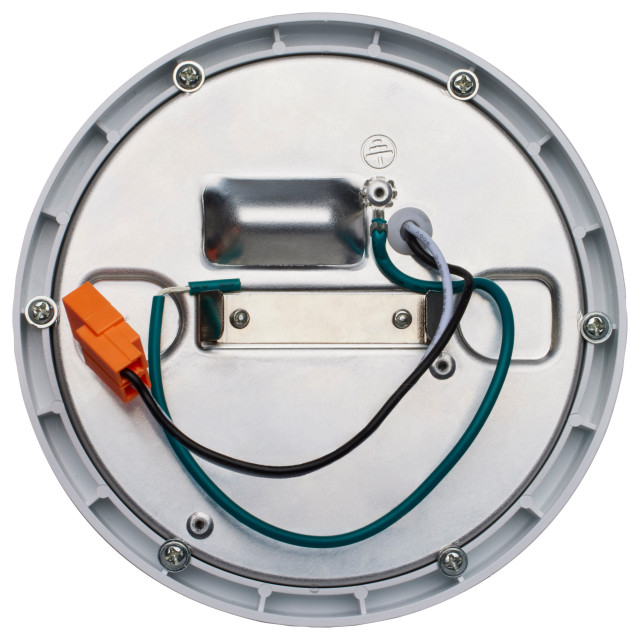 5 in. LED Flush Mount Disk Light Round 11W 3000K White 12PK - Modern ...