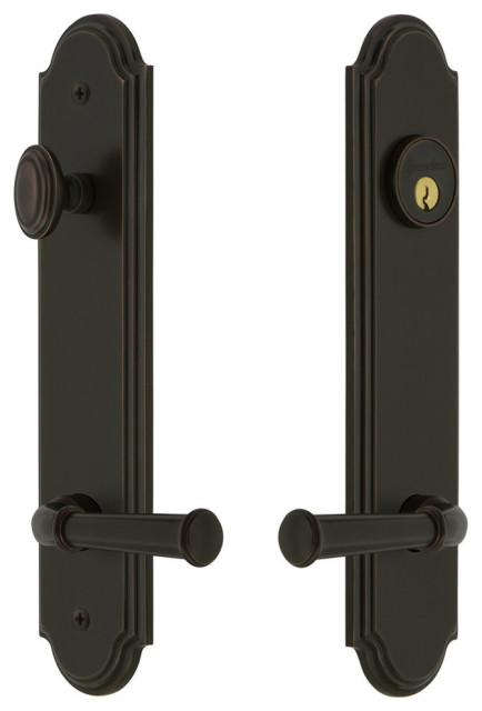 Arc Tall Plate Complete Entry Set, Georgetown Lever, Left-Handed Lever ...