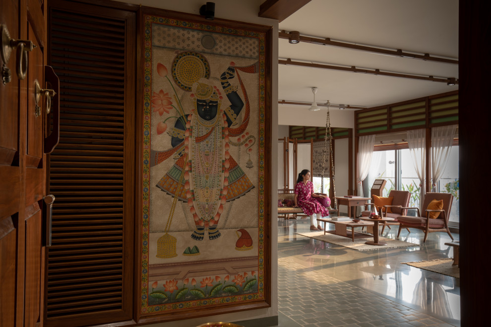 APARTMENT DESIGNED BY AANGAN ARCHITECTS - Indian - Living Room - Other ...