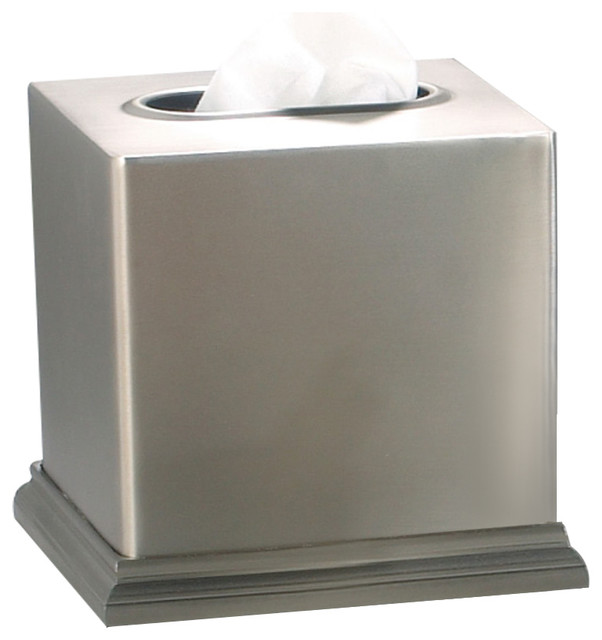 nu steel Rosemont Boutique Tissue Box Cover - Contemporary - Tissue Box ...