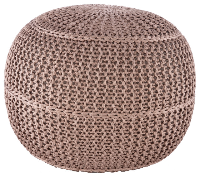 Dita DTPF-003 20"x20"x14" Pouf - Scandinavian - Floor Pillows And Poufs - by HedgeApple | Houzz