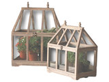 2-Piece Country Wooden Greenhouse Tabletop Terrarium Container Set ...