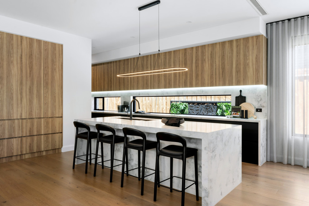 4-bedroom House In Greenvale - Contemporary - Kitchen - Melbourne - by ...