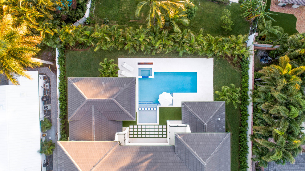 Custom Pool and Backyard in Boca Raton - Modern - Pool - Miami - by Van ...