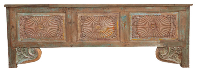 Antique Long Indo-Portuguese Sunburst Console - French Country ...