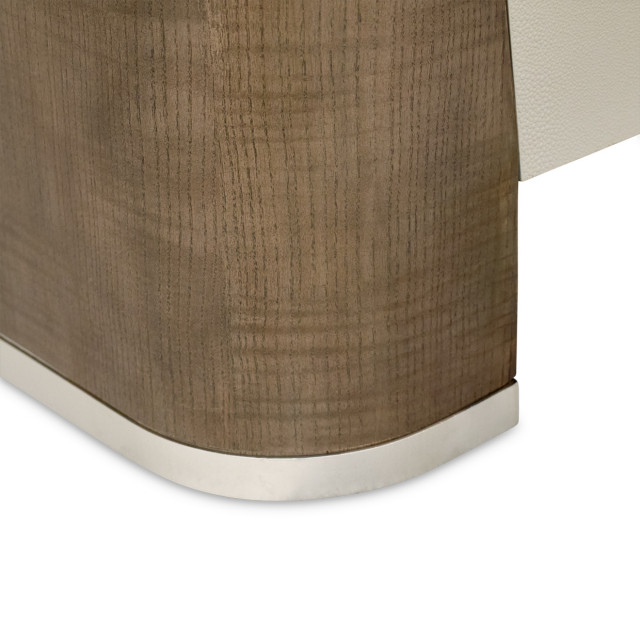 Roxbury Park Display Cabinet with LED Lighting - Slate - Contemporary ...