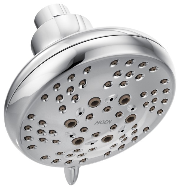 Moen 5-Function Spray Head Standard, 4" Diameter - Contemporary - Showerheads And Body Sprays ...