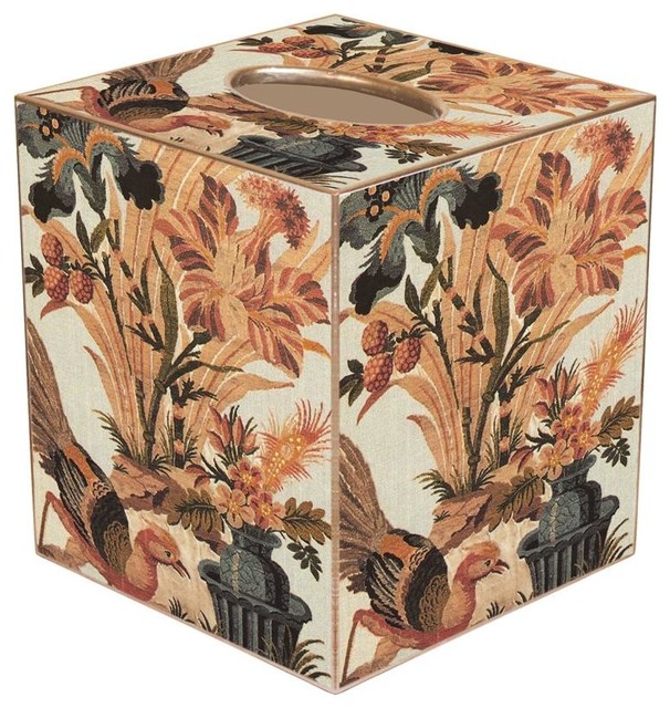 TB1483- Asian Bird Tissue Box Cover - Farmhouse - Tissue Box Holders ...