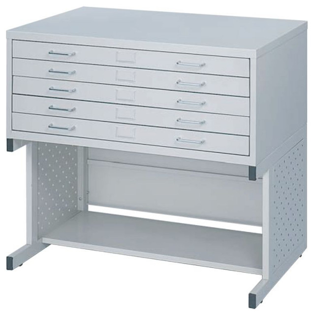 High Base for Small Flat File - Contemporary - Filing Cabinets - by ...