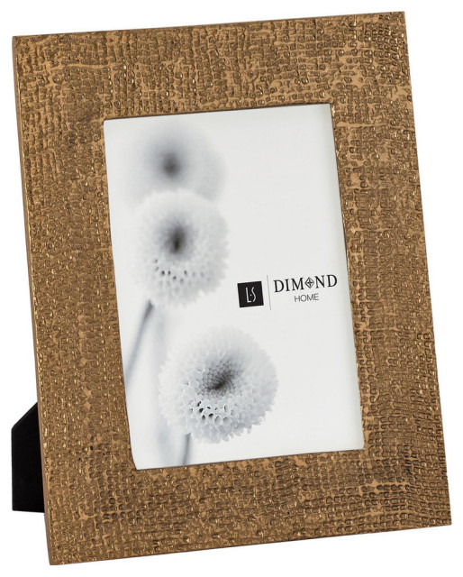 Dimond Home 8988-020 Ripple Texture 5"x7" Photo Frame, Rose Gold ...