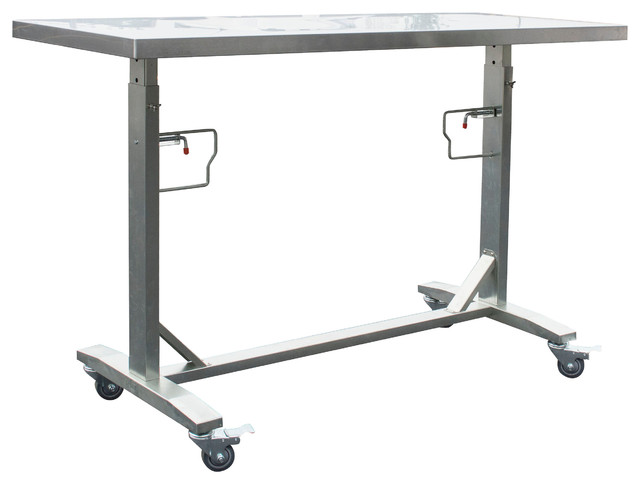 Stainless Steel Adjustabale Work Table - Transitional - Garage And Tool ...