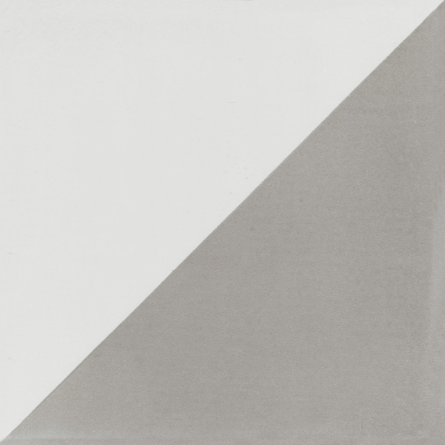 8"x8" Man Overboard Featherstone and White Handcrafted Cement Tiles ...