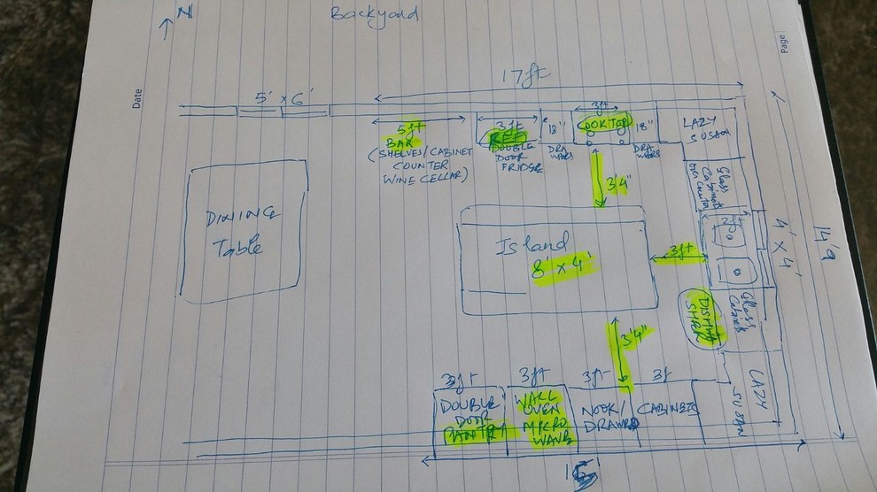 Help to finalize C-shaped kitchen layout